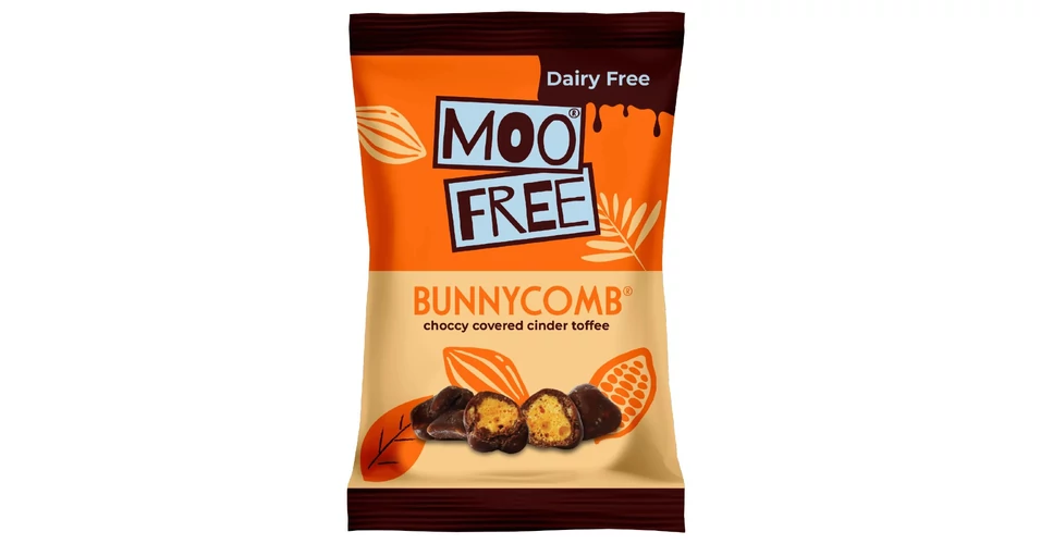 Moo Free Choccy Rocks Bunnycomb drazsé 35g | VegaBonShop